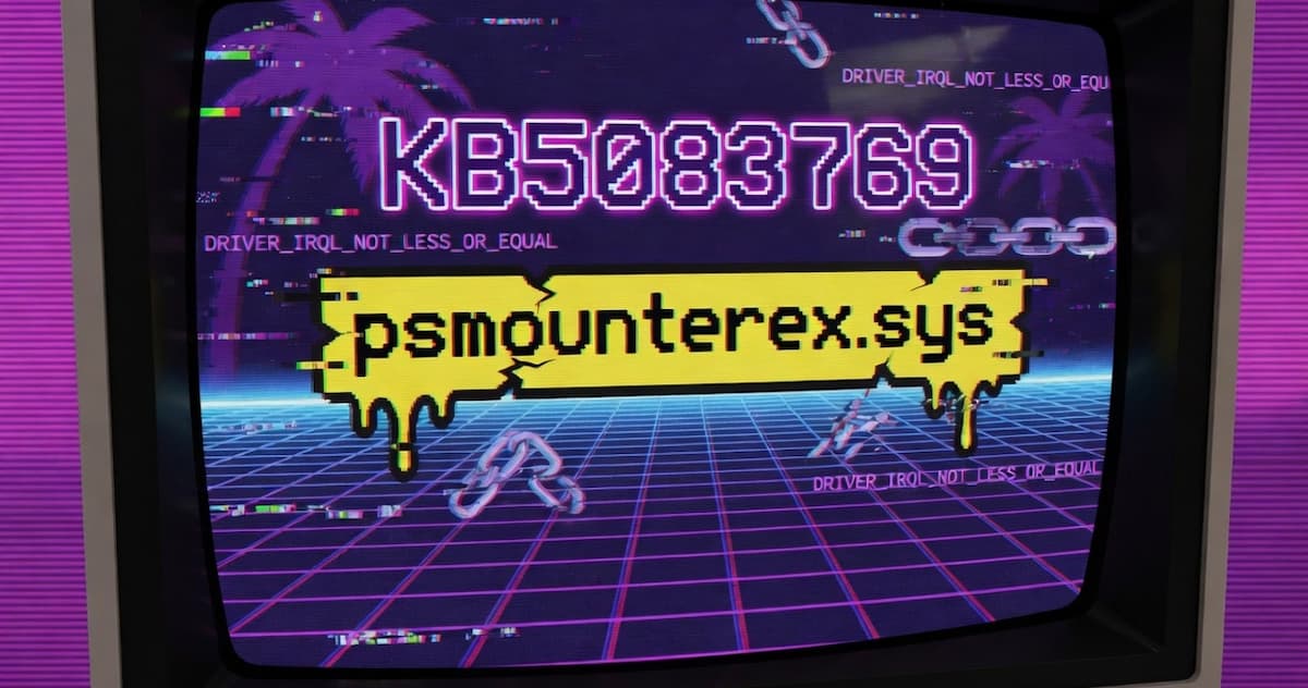 KB5083769 Breaks Macrium and Acronis: psmounterex.sys